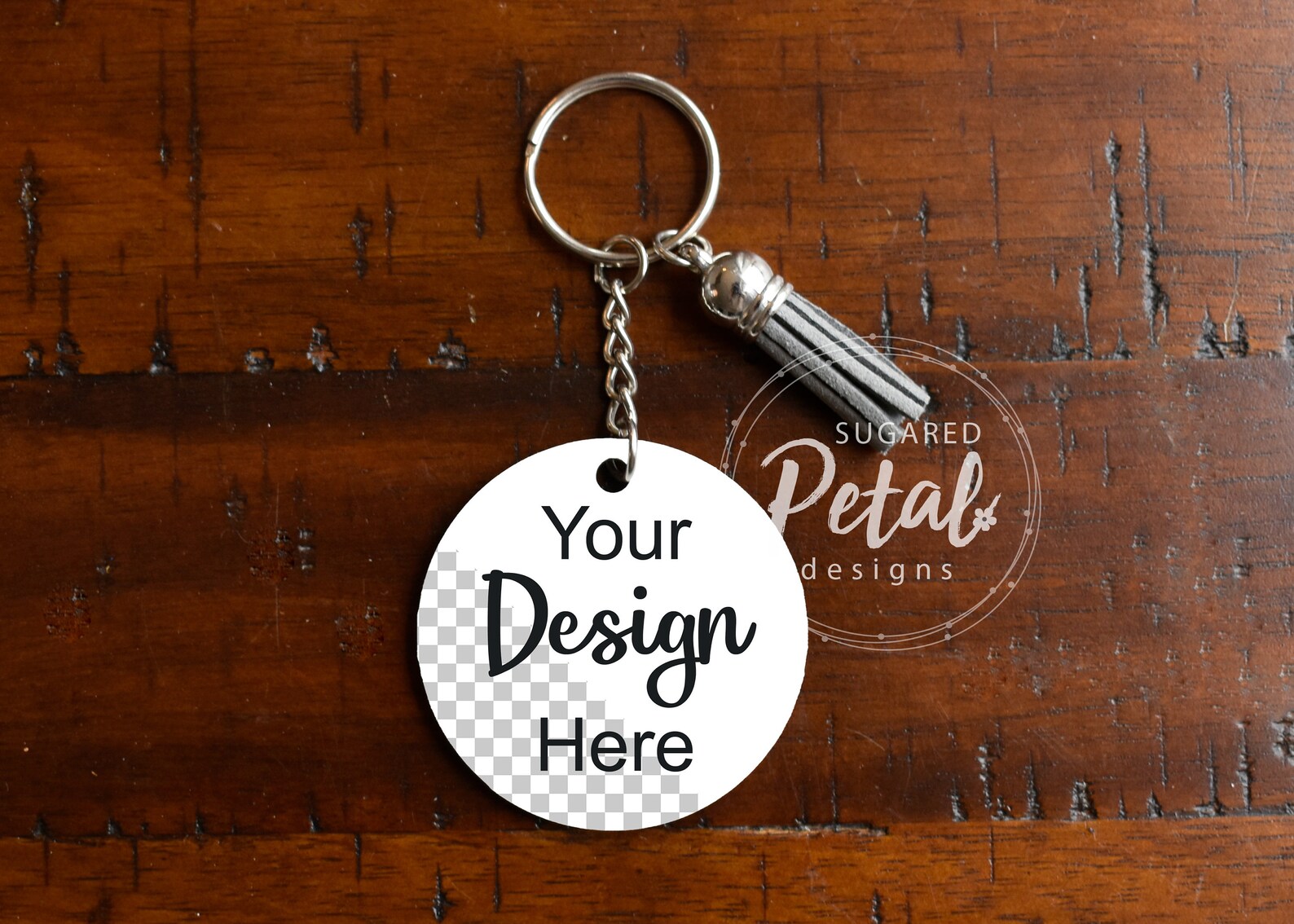 Round Keychain With Tassel Mockup | Digital Download JPG and PNG Files ...