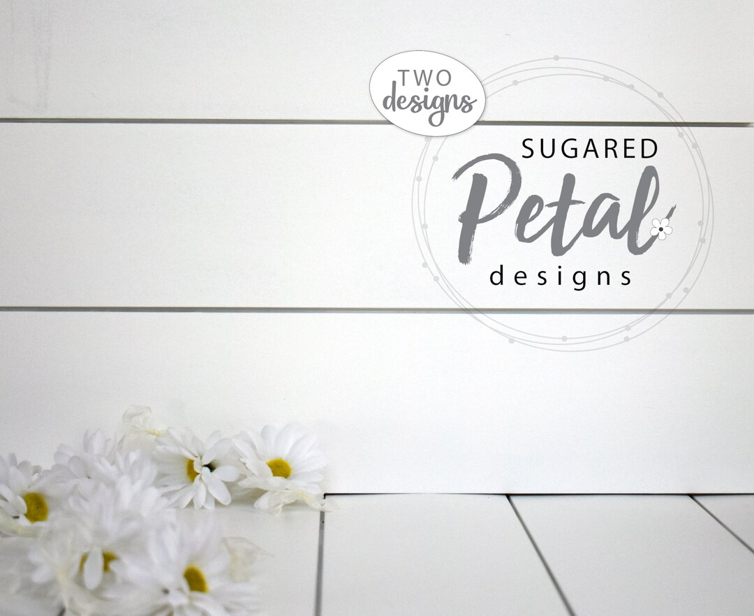 2 Designs | Mockup White Shiplap Background Horizontal and Vertical ...