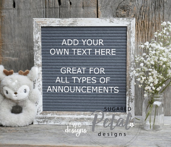 2 DESIGNS Message Letter Board Mockup Instant Digital - Etsy