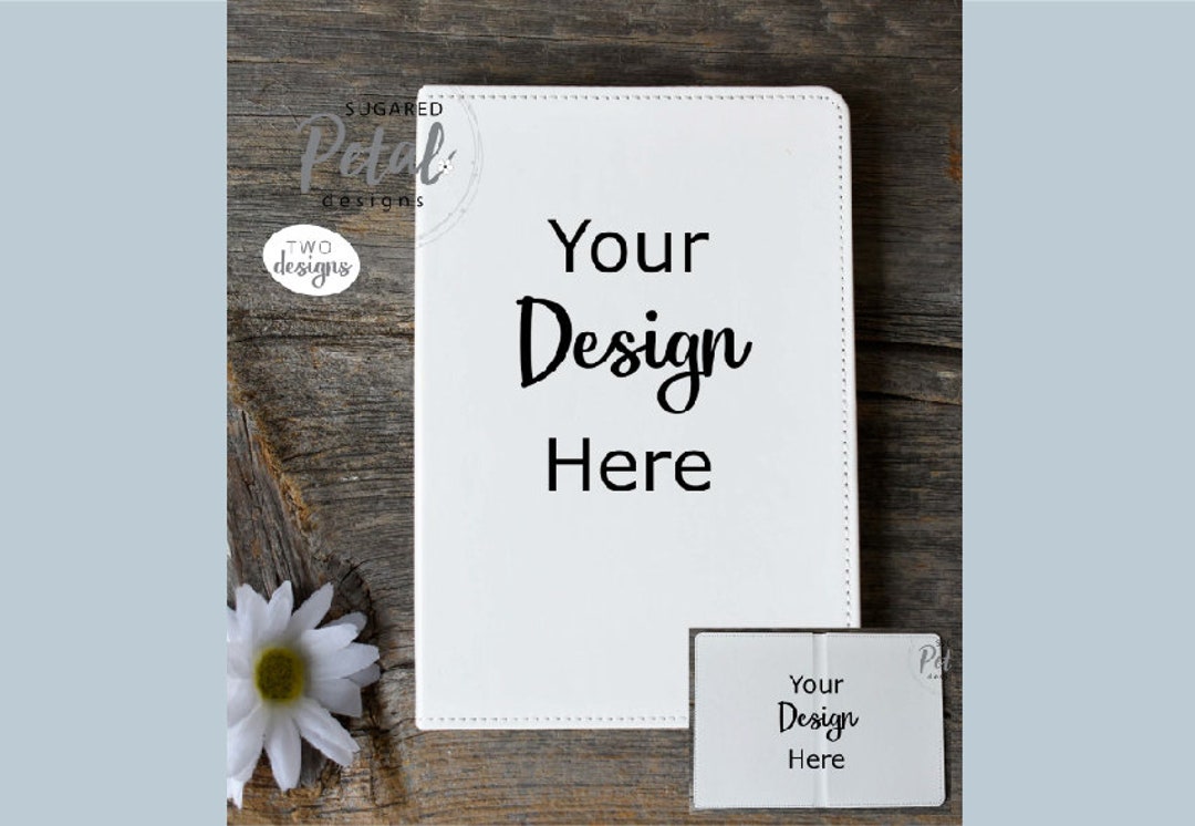 2 Designs | Mockup Journal Book Cover and Full Open Layout | Digital ...