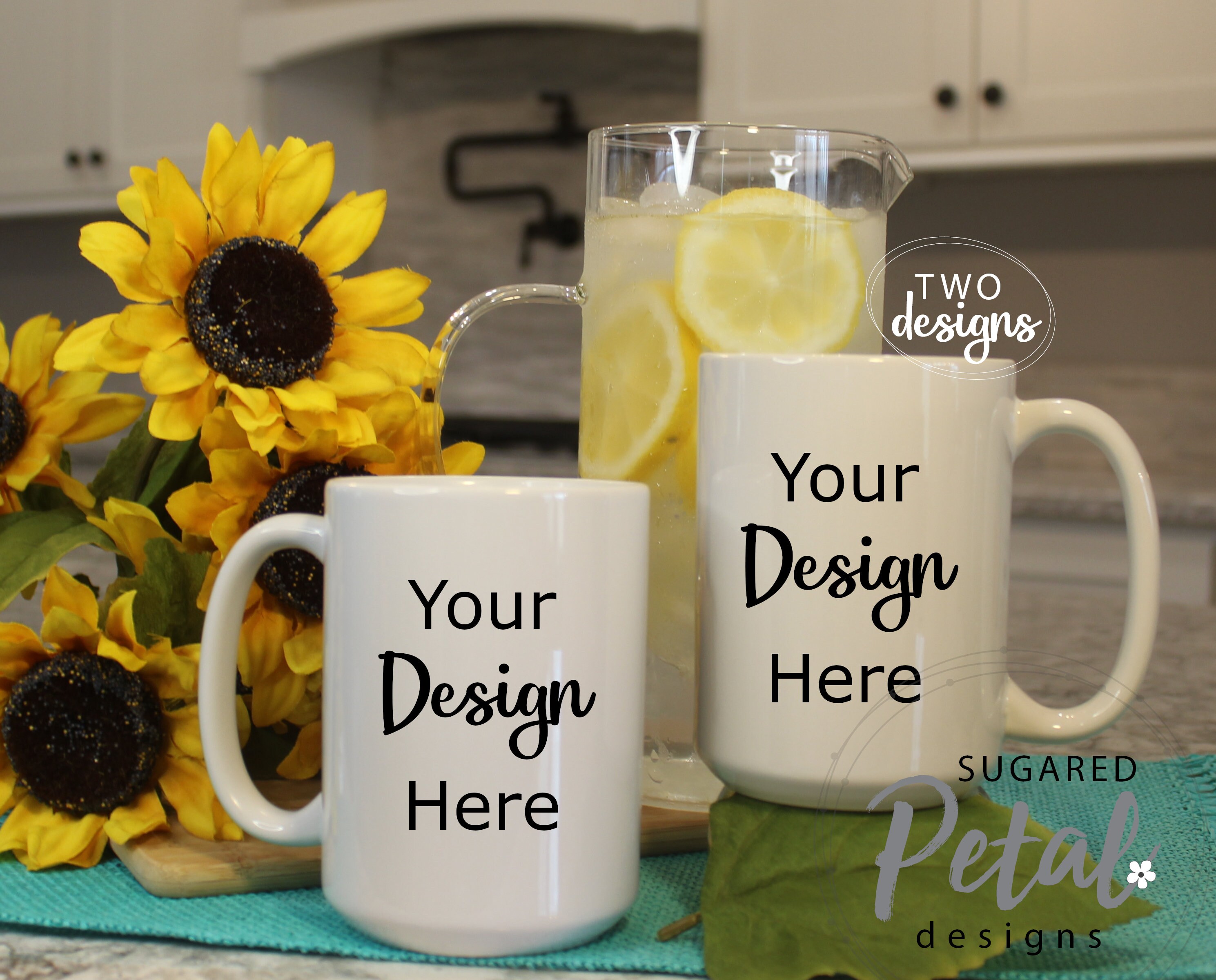 2 DESIGNS Coffee Mug Mock-up Mockup Coffee Cups Digital | Etsy