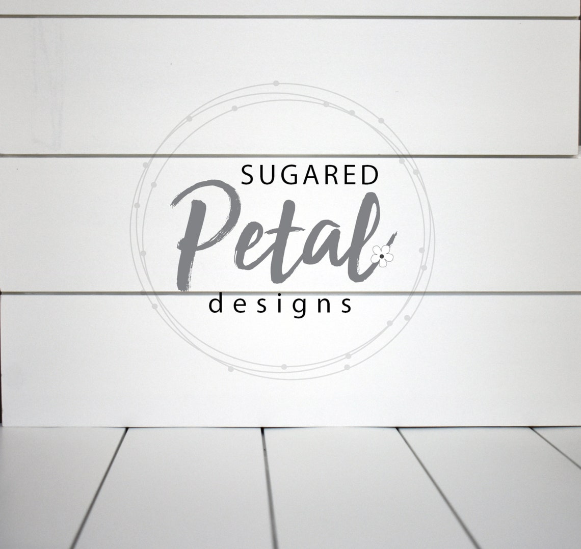 2 Designs Mockup White Shiplap Background Horizontal and | Etsy