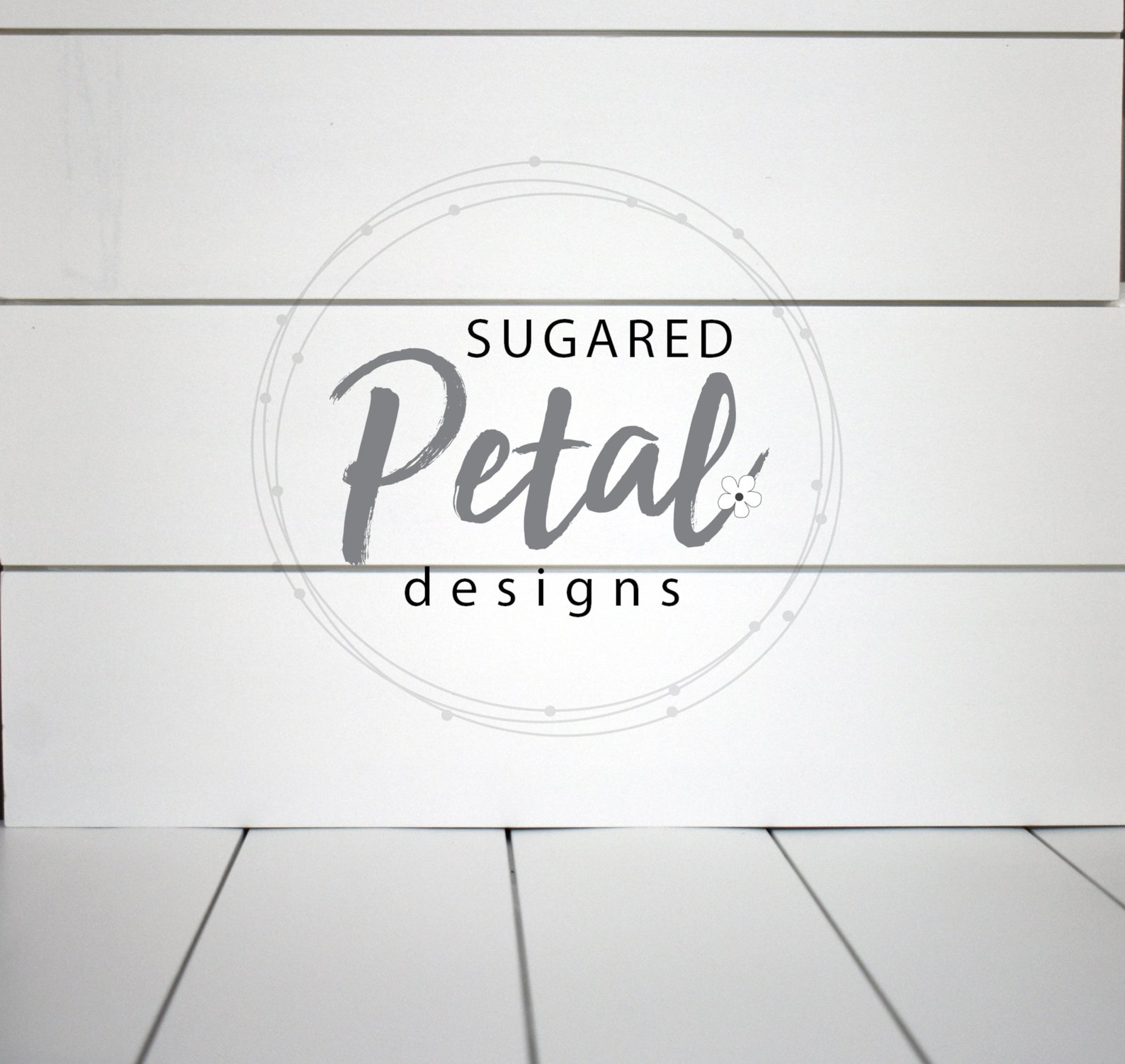 2 Designs Mockup White Shiplap Background Horizontal and | Etsy