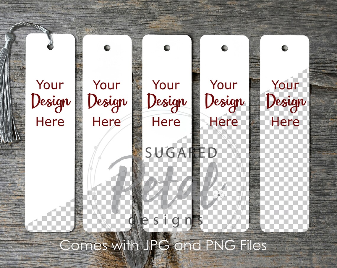 Mockup 5 Bookmark | Digital Download JPG & PNG Aluminum Bookmark | Easy ...