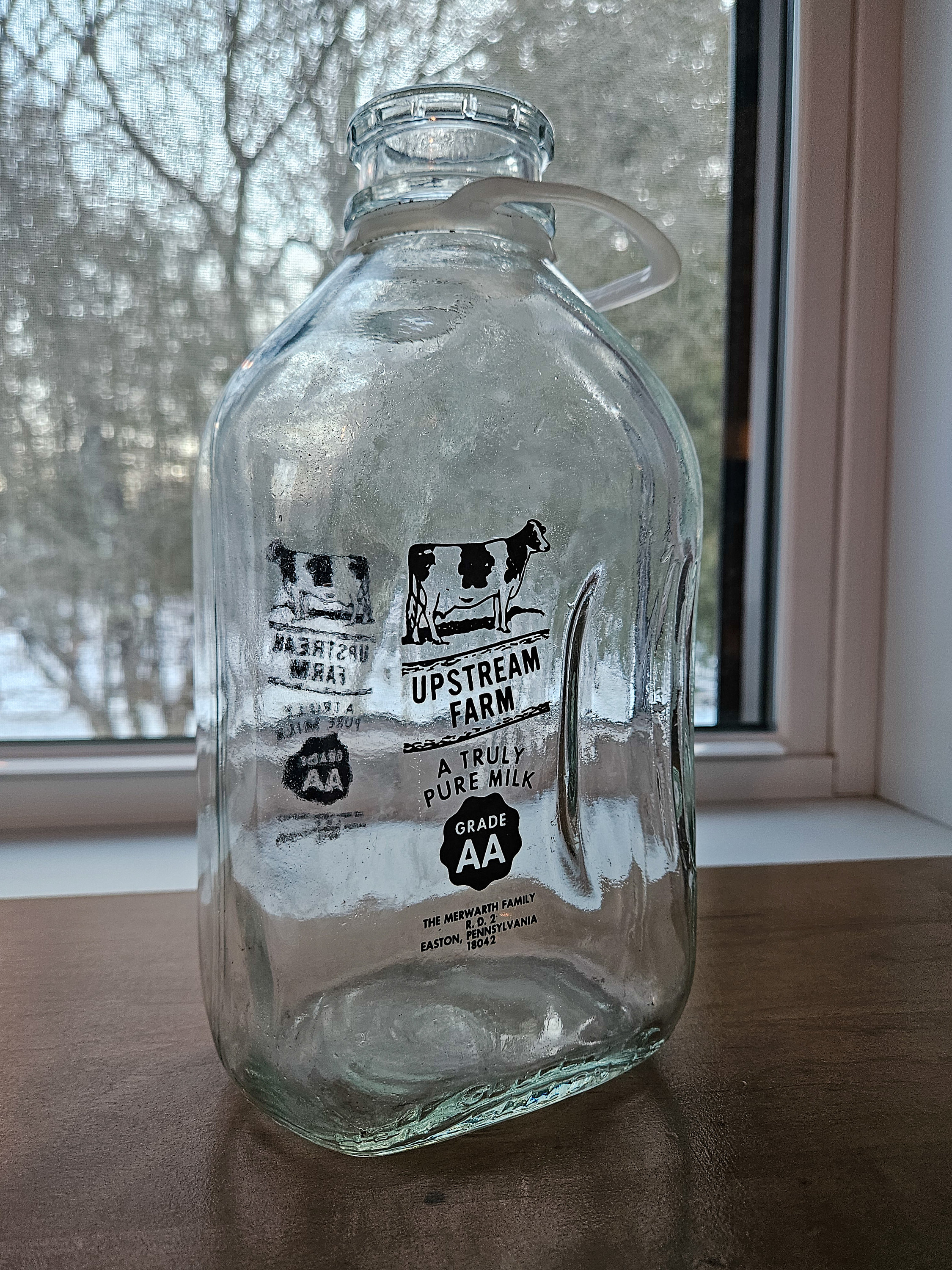 Upstream Farms Vintage Glass Milk Jugs - Etsy