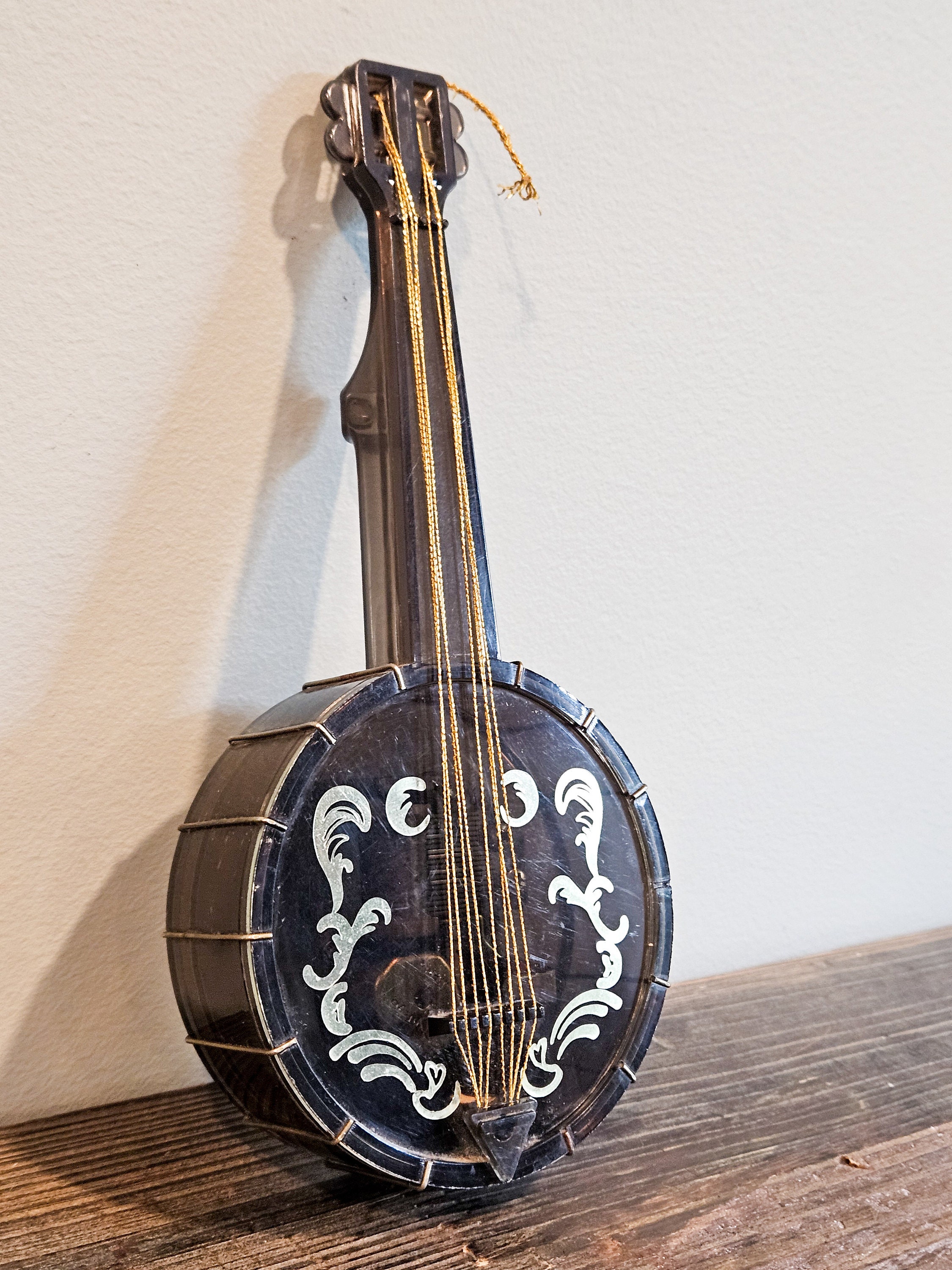 Vintage Sankyo Banjo Working Wind up Music Box Made in Hong Kong - Etsy