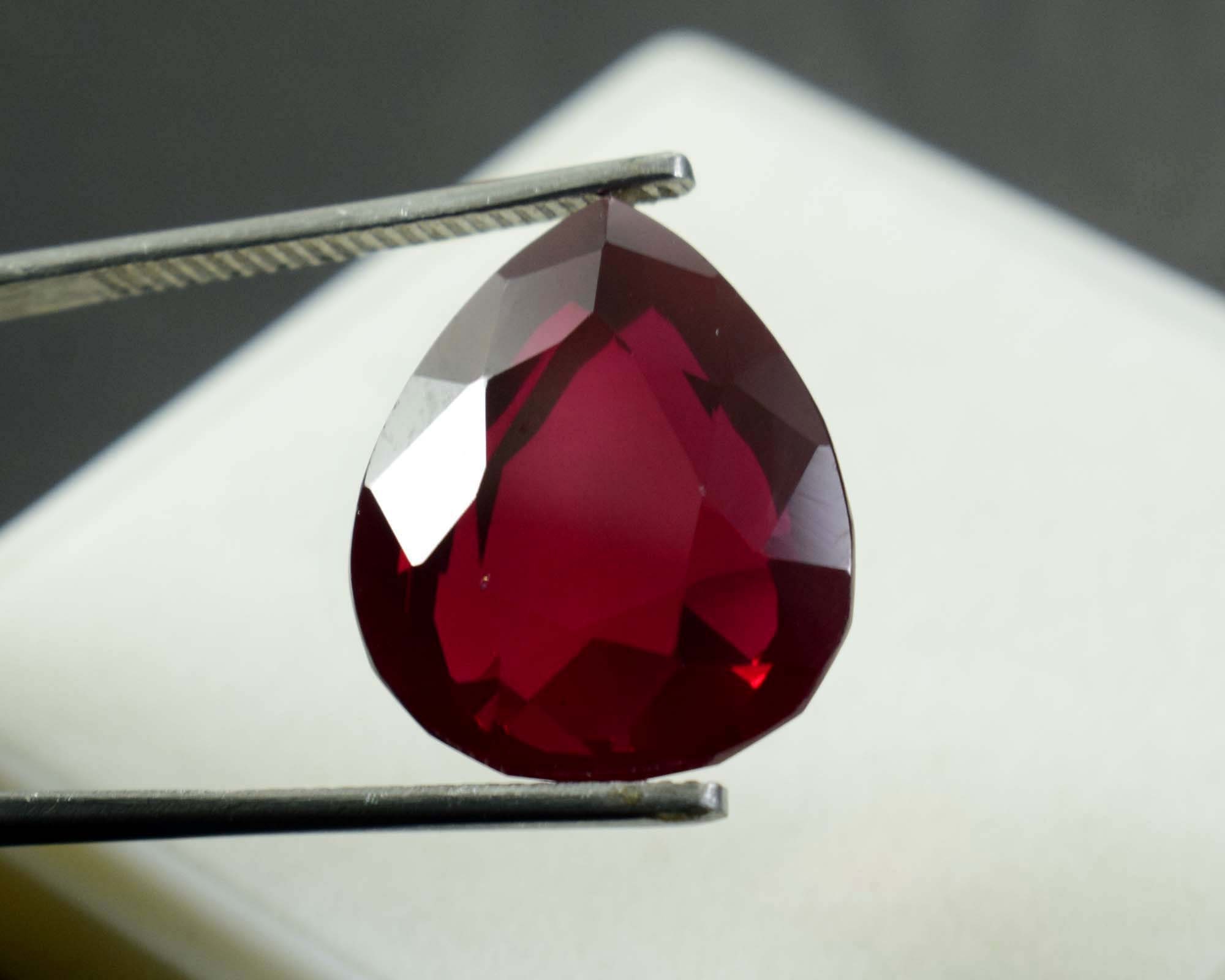 Red Ruby Gemstone Healing Crystal Red Ruby Cut Gemstone Best | Etsy