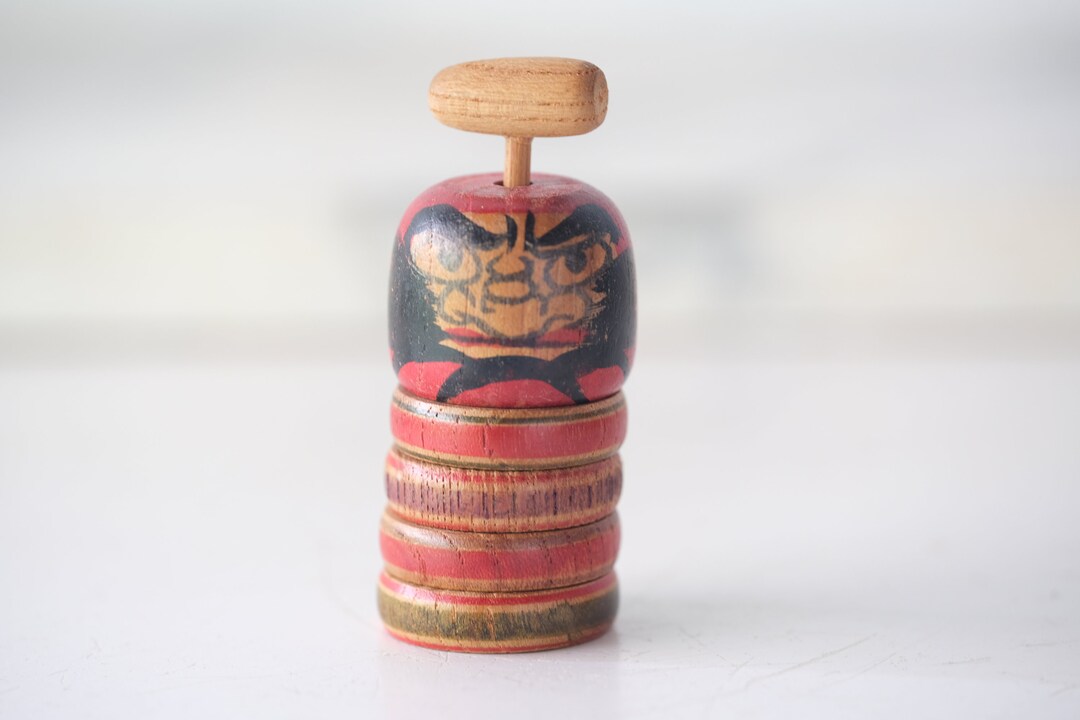 Small Vintage Daruma | Stacking Toy | 6 Cm - Etsy