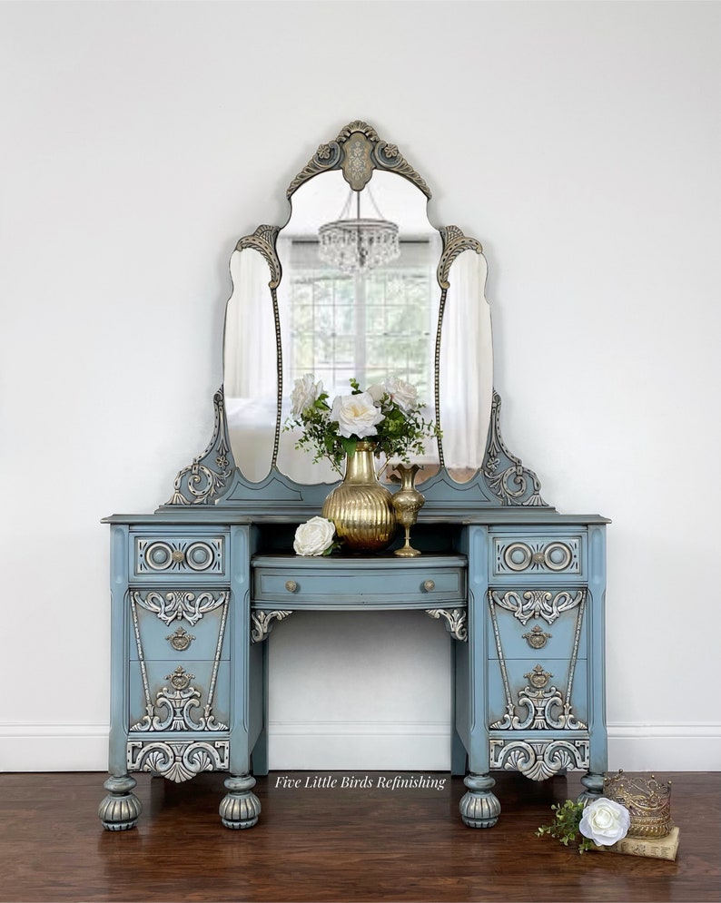 Custom Order Option. Antique Cinderella Vanity With Mirror. Vintage ...