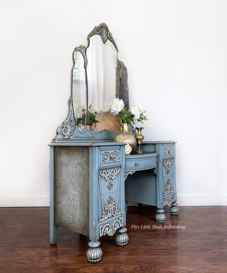 Custom Order Option. Antique Cinderella Vanity With Mirror. Vintage ...