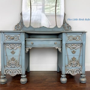 Custom Order Option. Antique Cinderella Vanity With Mirror. Vintage ...