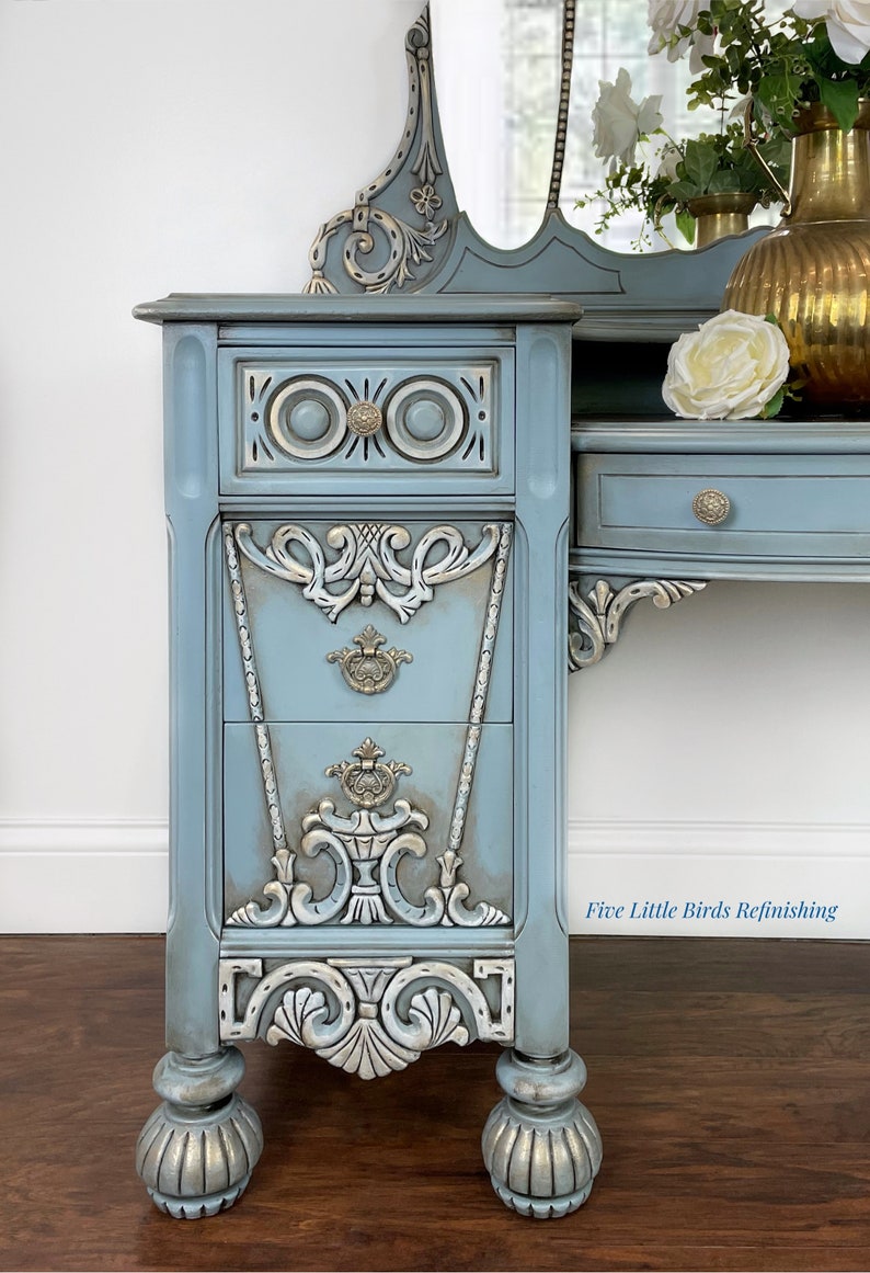 Custom Order Option. Antique Cinderella Vanity With Mirror. Vintage ...