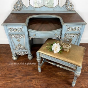 Custom Order Option. Antique Cinderella Vanity With Mirror. Vintage ...