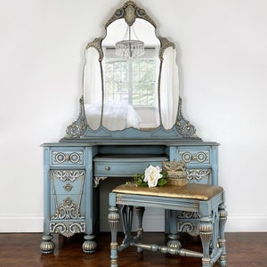 Custom Order Option. Antique Cinderella Vanity With Mirror. Vintage ...