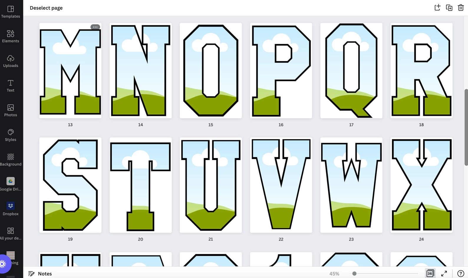 Fill Your Own VARSITY Letters on CANVA With Commercial Use - Etsy