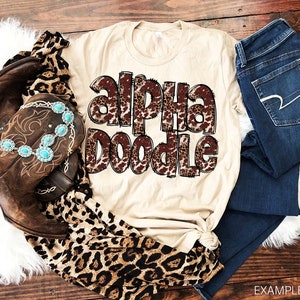 Cowhide Leopard Mega Doodle Letter Bundle, Alphabet Set, Clip Art ...