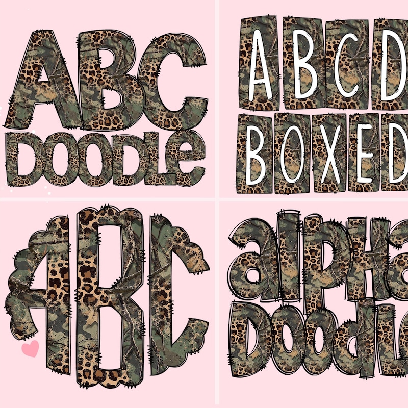 DoodleLettersStore - Etsy