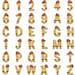 Firefighter Clip Art + Doodle Letters and Numbers, Fire Man Uppercase ...