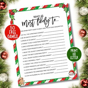 Printable Christmas Bingo, 100 Christmas Bingo Cards for Kids Christmas ...