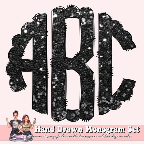 Doodle Alphabet PNG Alphabet Letters PNG Bundle Hand Drawn - Etsy