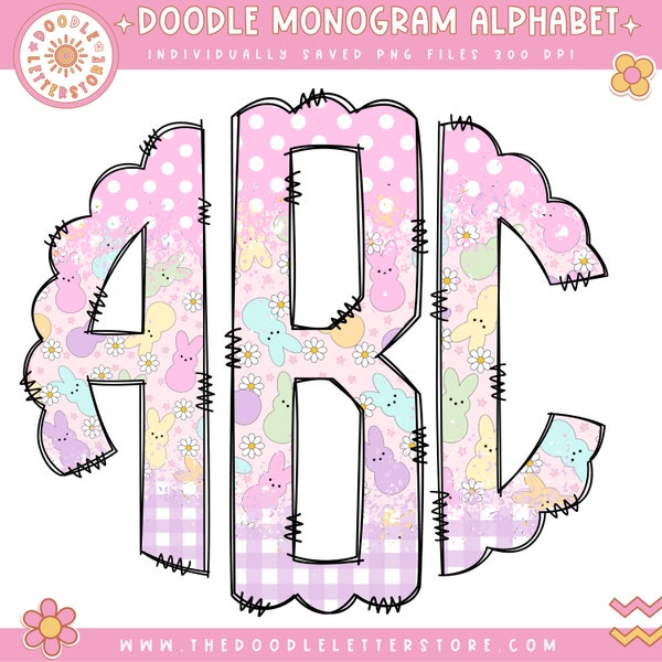 Easter Monogram - Etsy