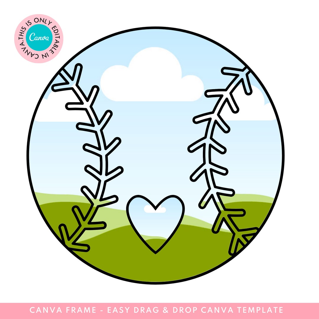 Fill Your Own Baseball Editable CANVA Template, Baseball Mama ...
