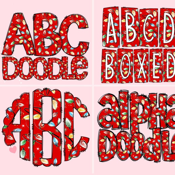 Christmas Doodle - Etsy