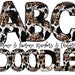 Hunting Doodle Alphabet Letters PNG Bundle, Camo Green Camouflage, Army ...