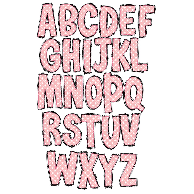 Spring Floral Alphabet Letters PNG Bundle Summer Mothers Day - Etsy