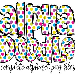 Bright Rainbow Alphabet Letters PNG Bundle, Unicorn Doodle Letters ...
