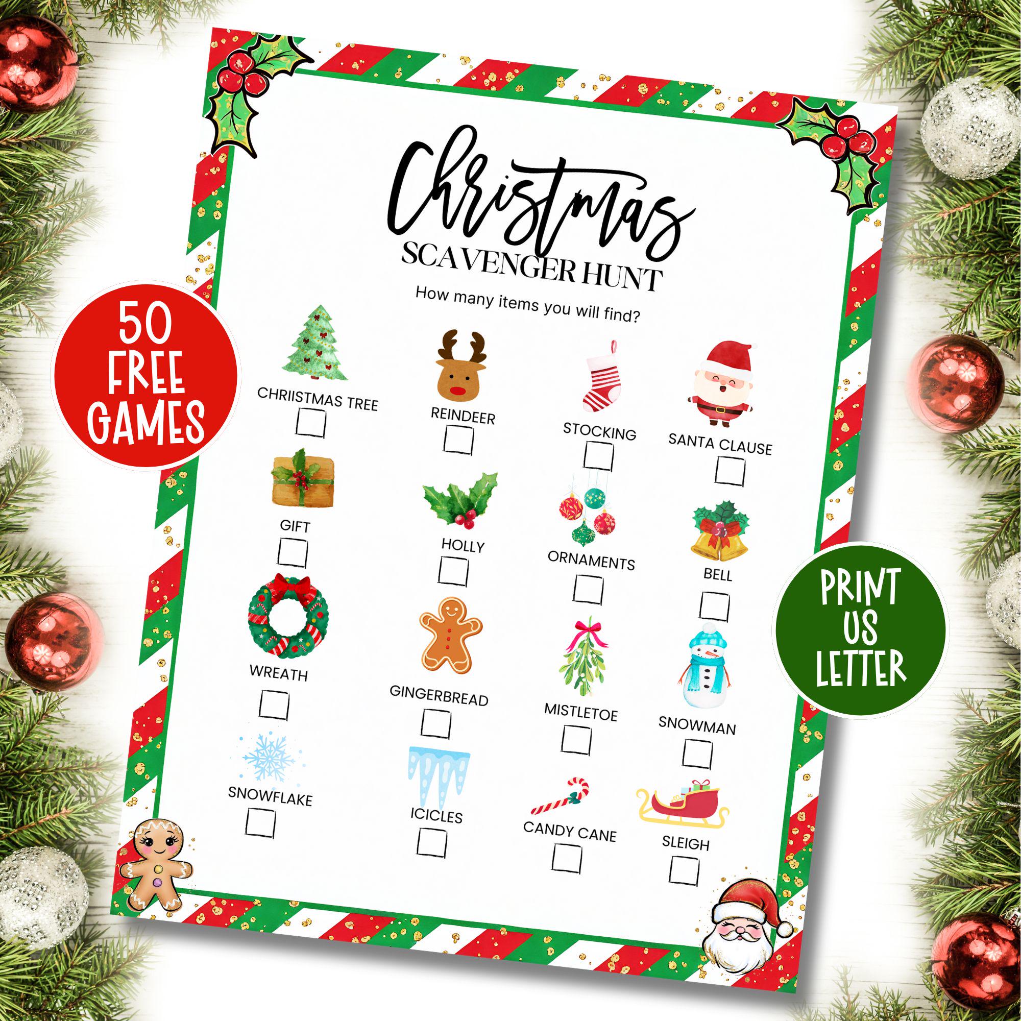 Bingo navideño imprimible, 100 tarjetas de bingo navideñas para niños ...