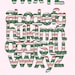 Ugly Christmas Sweater 2 Mega Doodle Letter Bundle, Alphabet Set, Clip ...