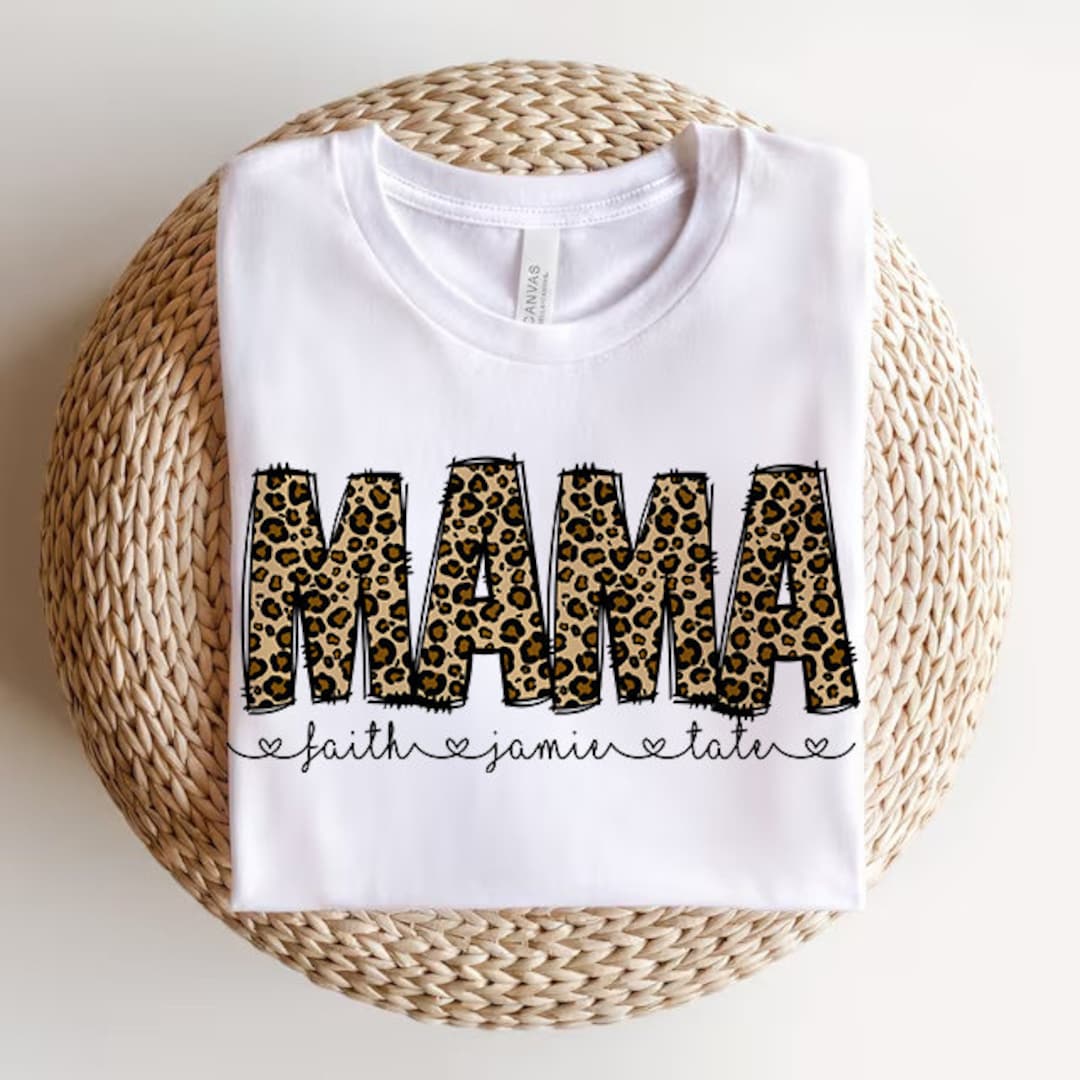 Leopard Print Mama Png Leopard Print Mama Design Mama Png With
