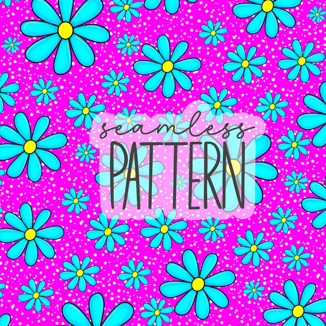 Spring Wildflowers, Floral Repeating Pattern Digital Papers, Summer ...