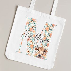 Highland Cow Lover Rustic Cowhide Doodle Alphabet Letters PNG Bundle ...