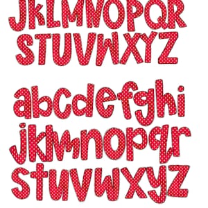 Strawberry Patch Doodle Alphabet Letters Sublimation Clipart PNG ...