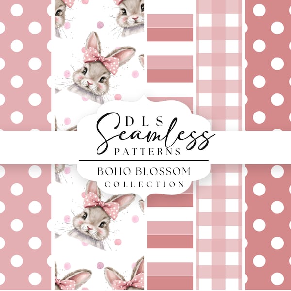 Bunny Digital Papers - Etsy