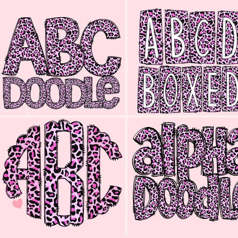 DoodleLettersStore - Etsy