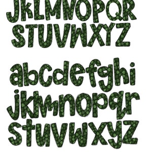 Plant Obsessed Doodle Alphabet Letters Sublimation House Plant Monstera ...