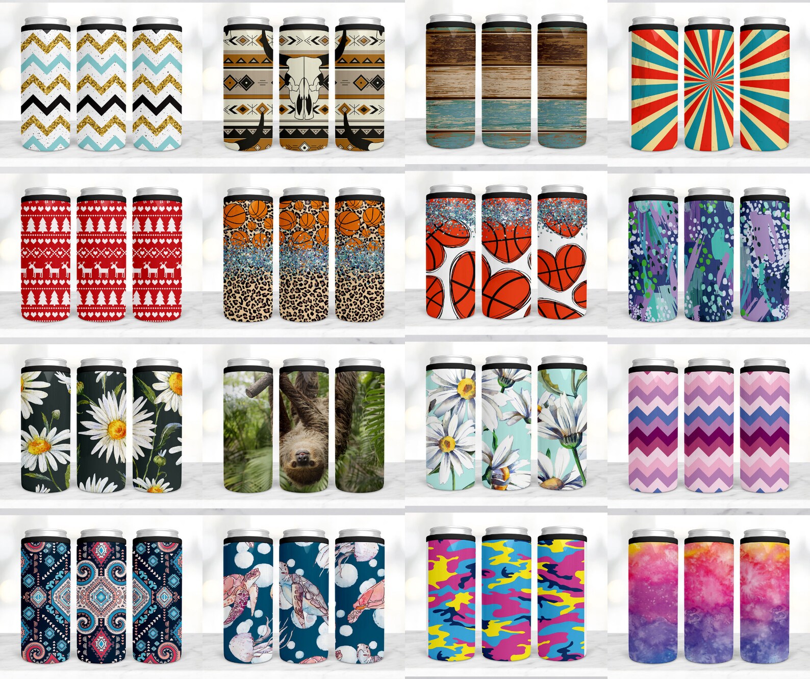 250 TALL HARD Can Cooler Sublimation Designs Bundle Beer - Etsy
