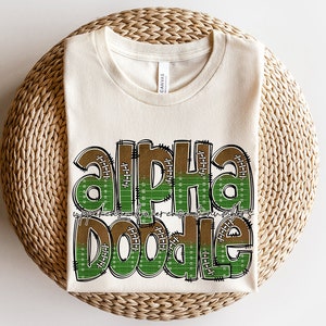 Football Alphabet Letters PNG Bundle, Grid Iron Sports Doodle Letters ...