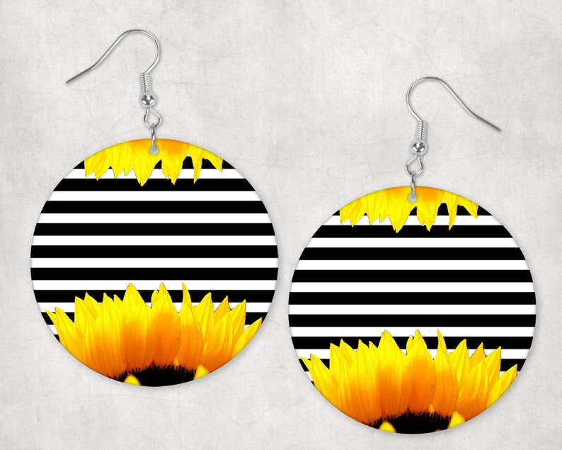 250 Round Earring Sublimation Designs Bundle Circle - Etsy