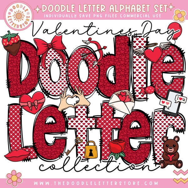 Doodle Letters - Etsy