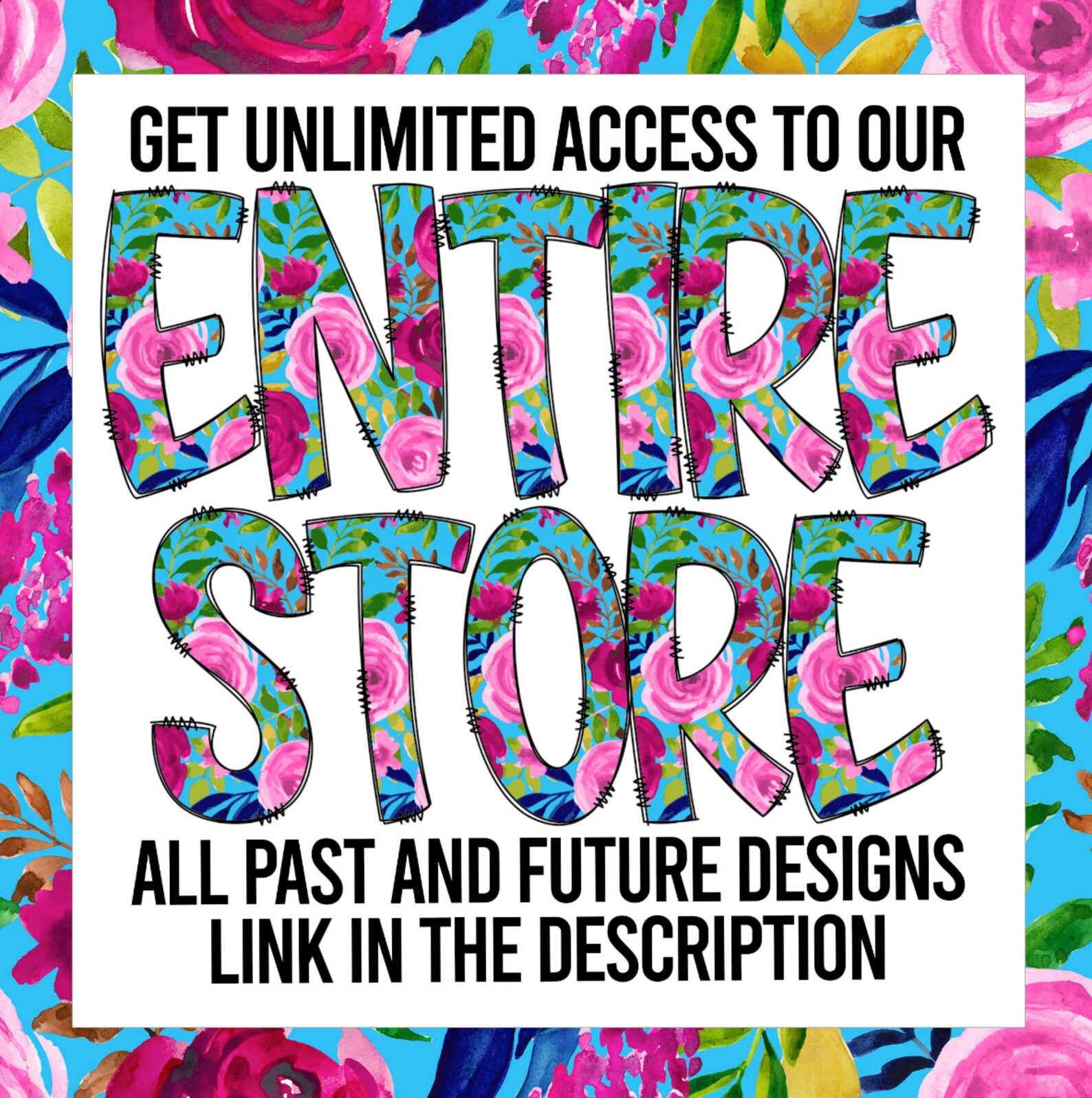 Spring Floral Alphabet Letters PNG Bundle Summer Mothers Day - Etsy