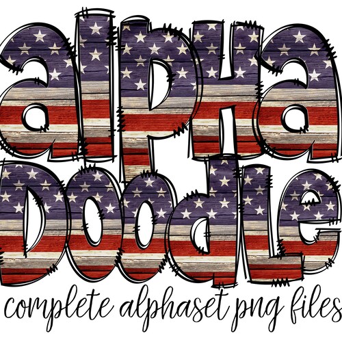 Doodle Letters Png Full Alphabet & Number Set PNG SVG EPS - Etsy