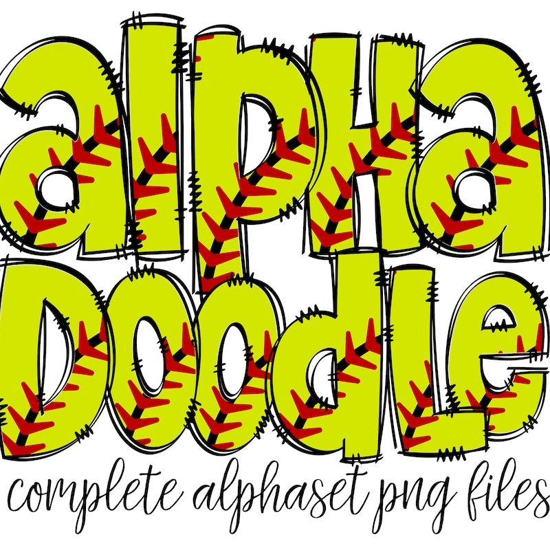 Softball Letters - Etsy