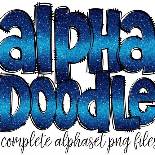 Doodle Alphabet PNG Alphabet Letters PNG Bundle Hand Drawn - Etsy
