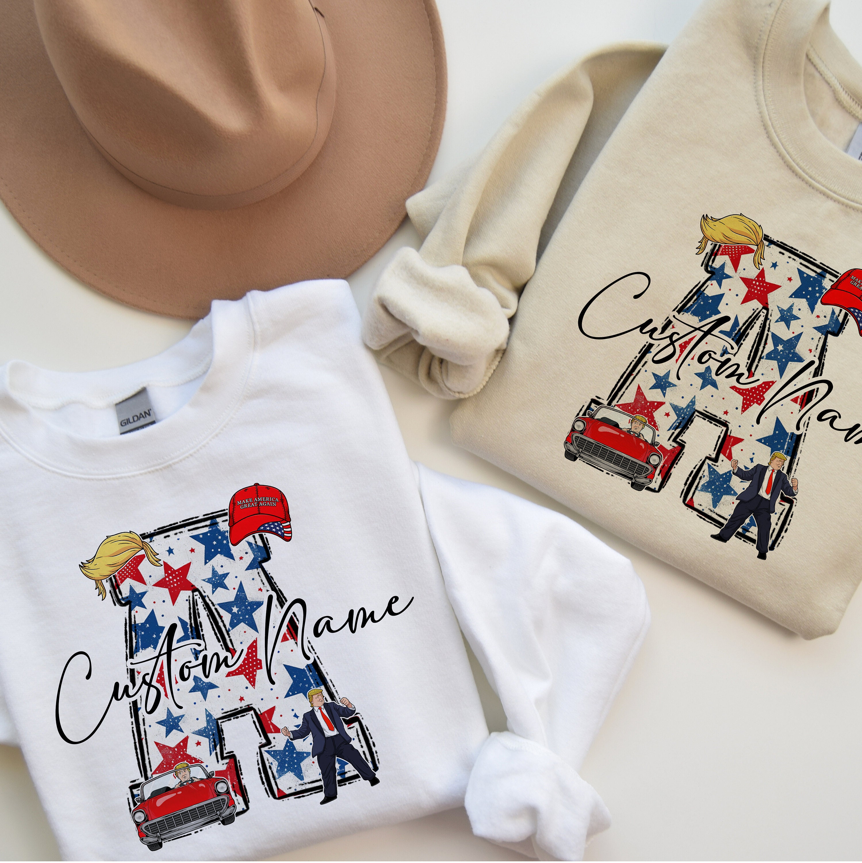 EDITABLE Trump Doodle Letter, CANVA TEMPLATE, Make Your Own Name ...
