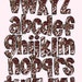 Cowhide Leopard Mega Doodle Letter Bundle, Alphabet Set, Clip Art ...