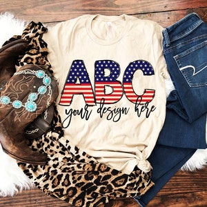 Usa Bright Flag Mega Doodle Letter Bundle, Alphabet Set, Clip Art ...